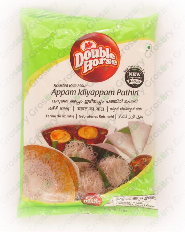 Double Horse Appam Idiappam Pathiri Powder (1 Kg) – Grosury.com