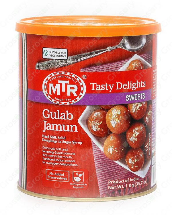 MTR Gulab Jamun Tin (1 Kg) - Grosury.com