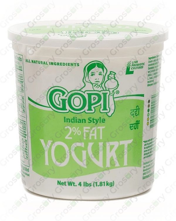 Gopi Yogurt Low Fat (4 Lb) – Grosury.com